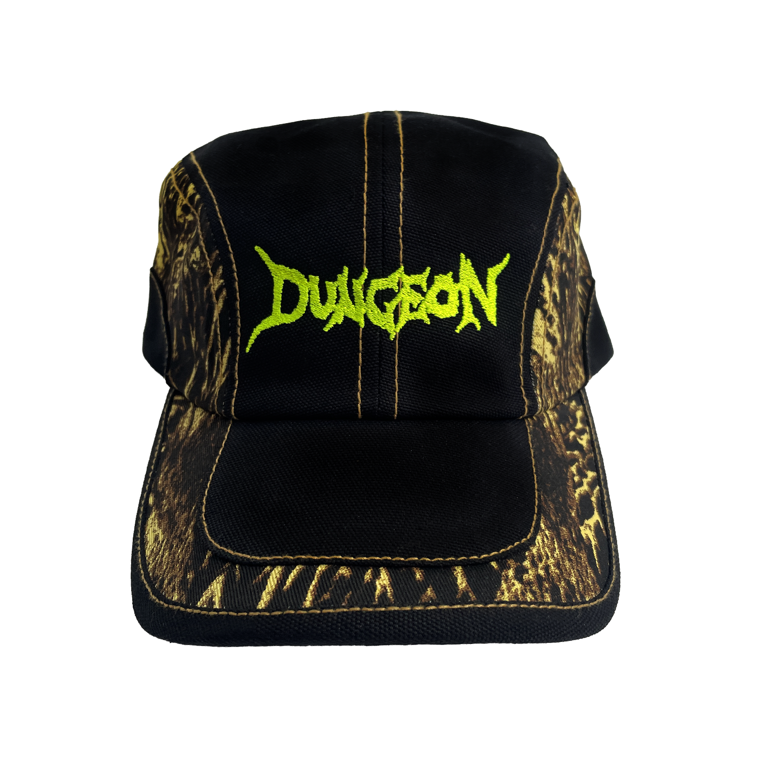 DUNGEON LOGO - CAMO SWIRL CANVAS CAP – Dungeon